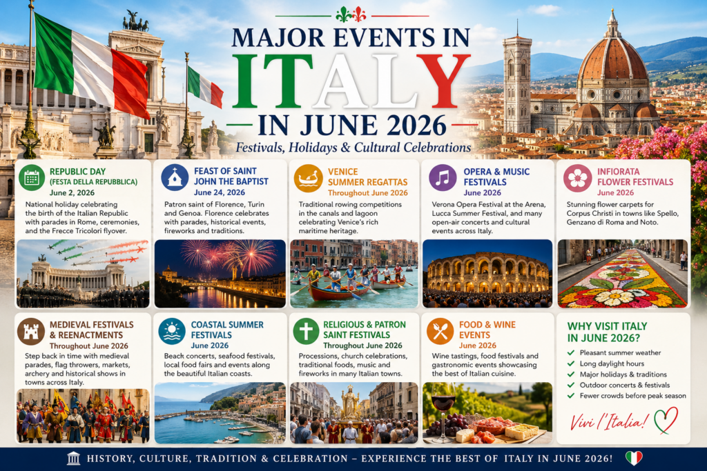 Major Events in Italy in June 2026: Complete Guide to Festivals ...
